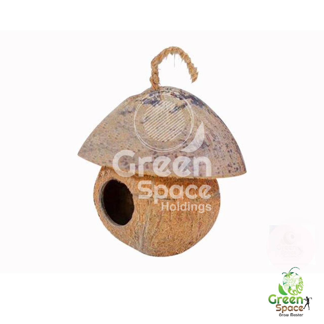 Coconut Shell Hanging Bird Nest » Green Space Holdings