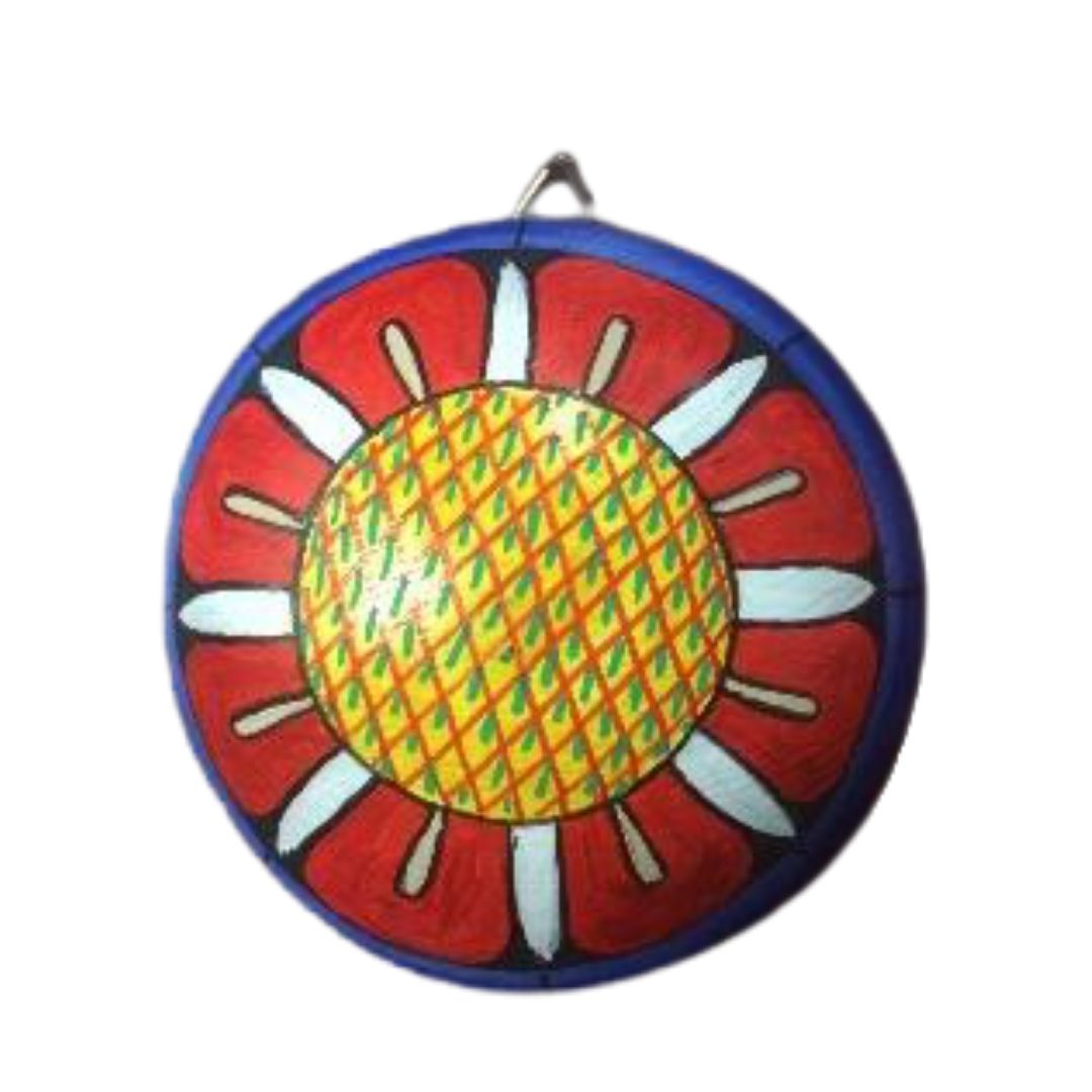 Coco Shell Wall Art Flower Shape | Eco-Friendly Home Décor