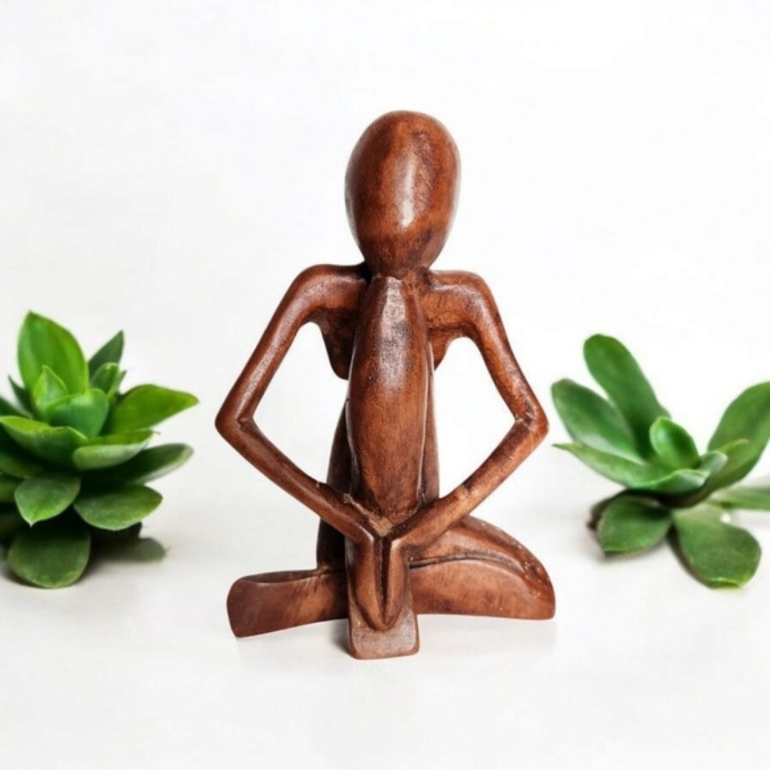 Wooden Grill Shape Table Decor Statue | Eco Home Décor